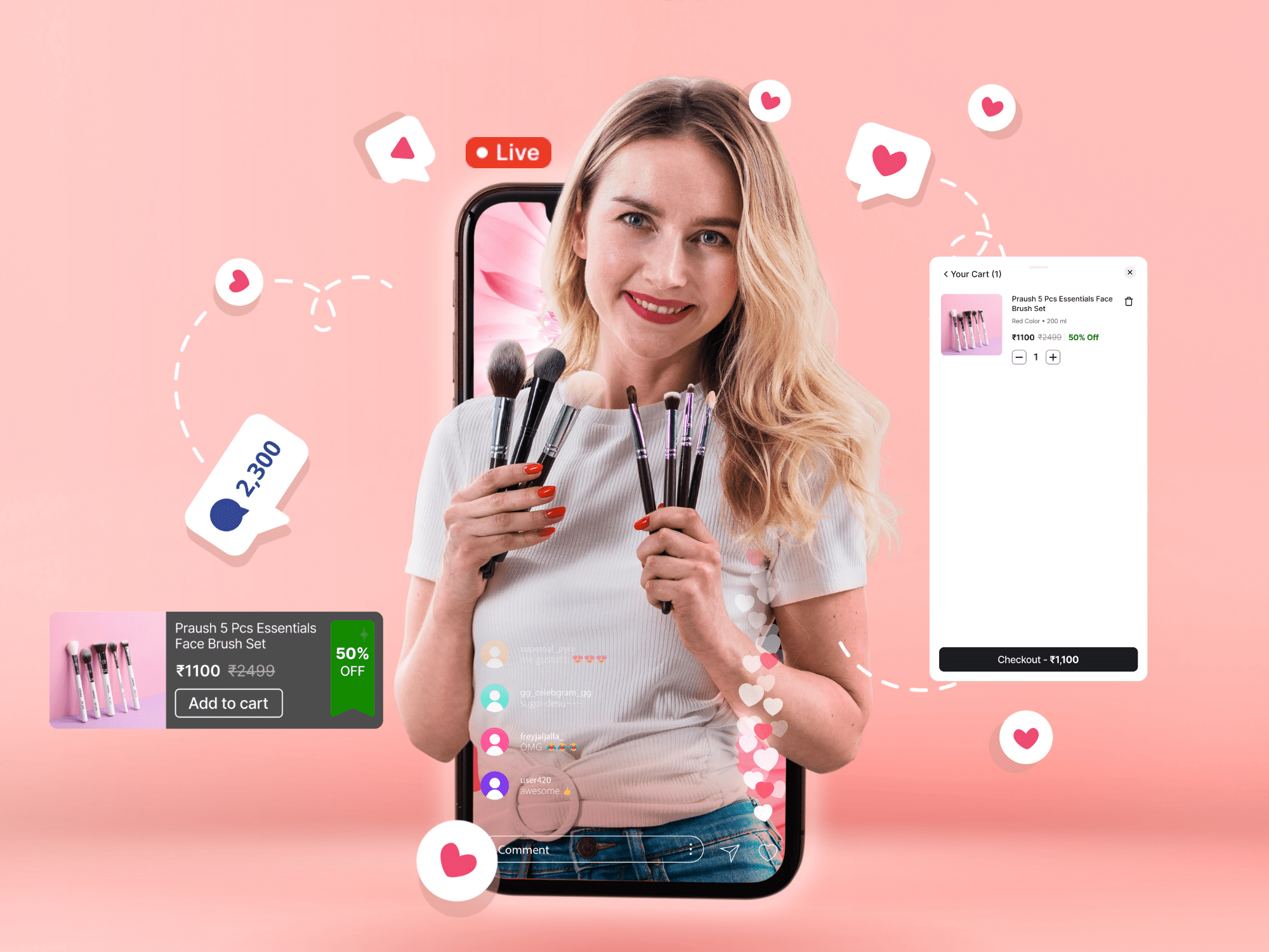 Real-Time Audience Engagement in Shoppable Livestreams | Live2.ai